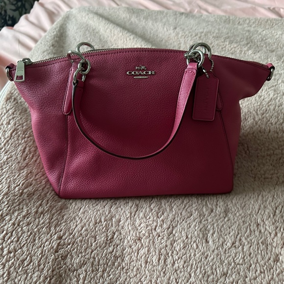 Coach | Bags | Coach F36675 Raspberry Pinkkelsey Satchelno Long Strap | Poshmark